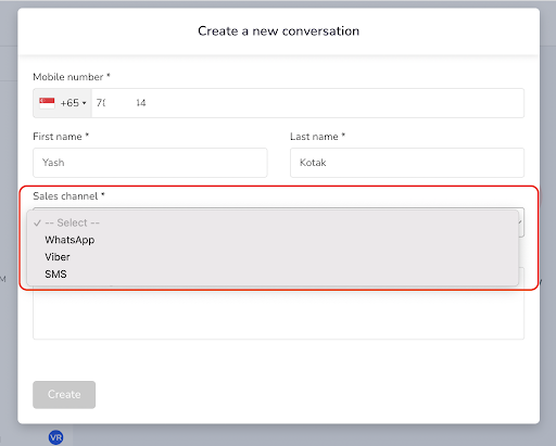 Live Chat 1:1 Outbound Messaging – Vonage API Support