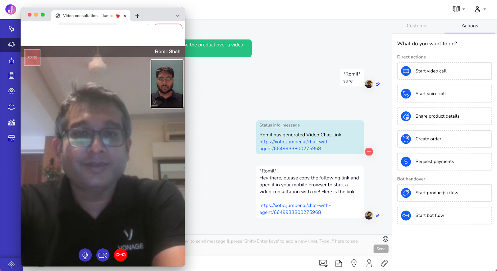 How to enable Video calls within Live Chat – Vonage API Support