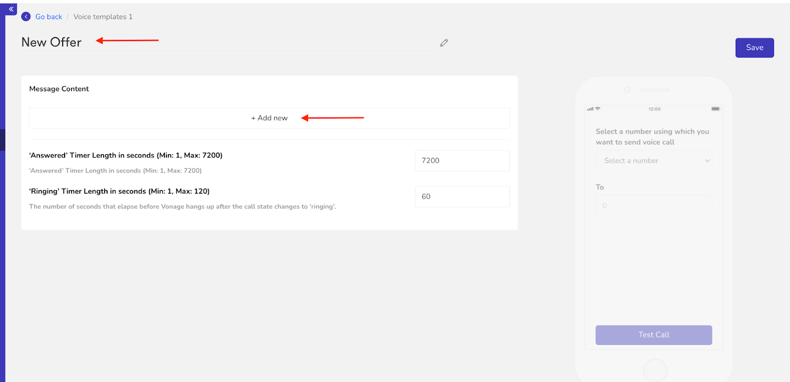 Voice Broadcast – Vonage API Support