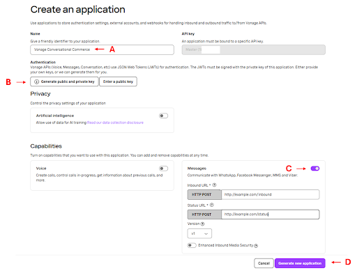 Connecting WhatsApp to Conversational Connect (Jumper.ai) Dashboard via Vonage API Dashboard ...