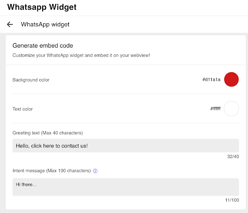 Setting up a WhatsApp widget on your website with Conversational Connect (Jumper.ai) – Vonage ...