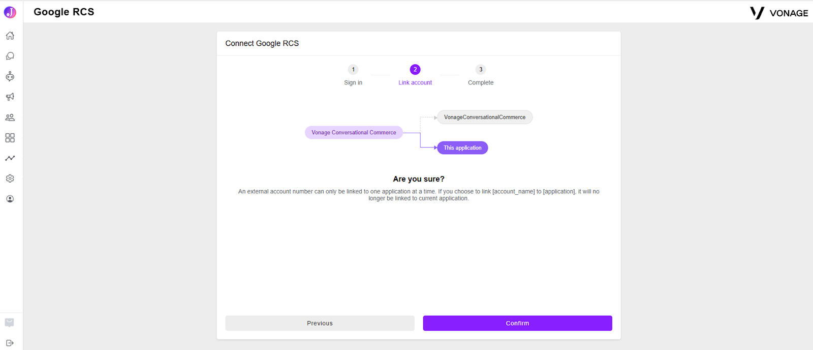 Connecting Vonage’s WhatsApp Business Account to Conversational Connect (Jumper.ai) Dashboard ...