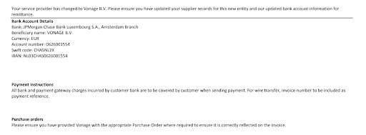 Reading Your Communications API Invoice – Vonage API Support