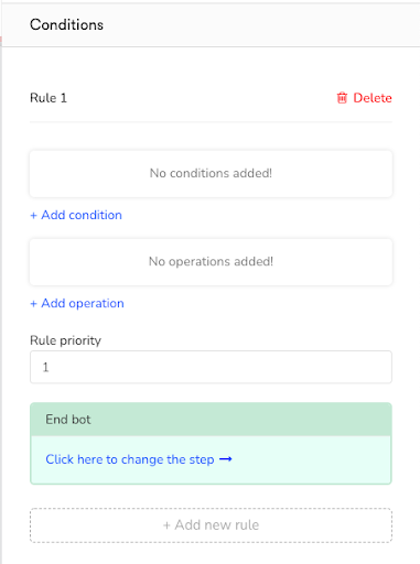 Bot Builder Rules Conditions And Operations Vonage Api Support