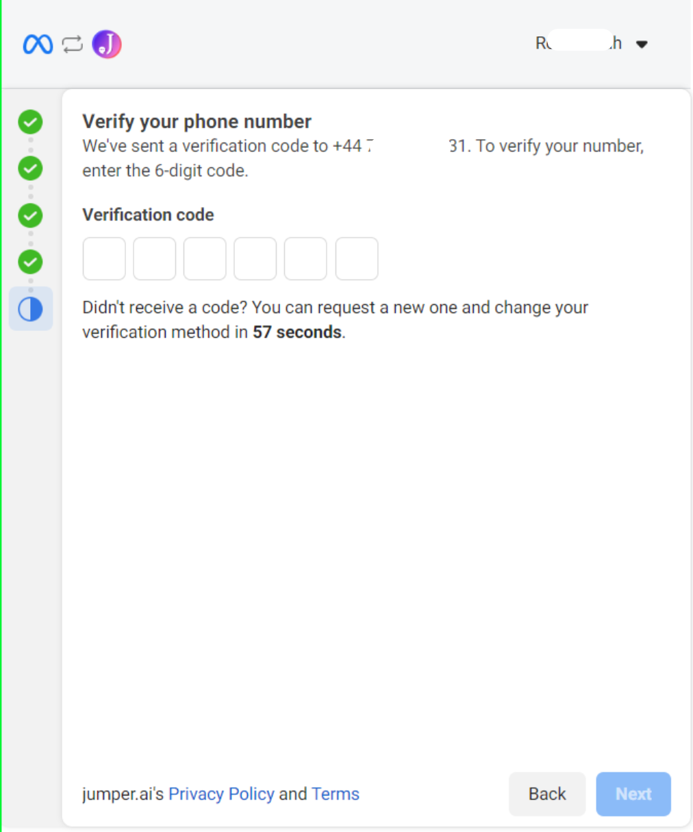 Connecting WhatsApp to Jumper.ai Dashboard (Jumper WABA Embedded Sign-Up) – Vonage API Support